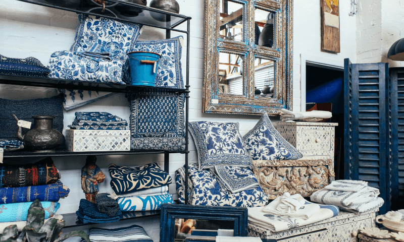 How To Infuse Blue Into Your Autumn Decor
